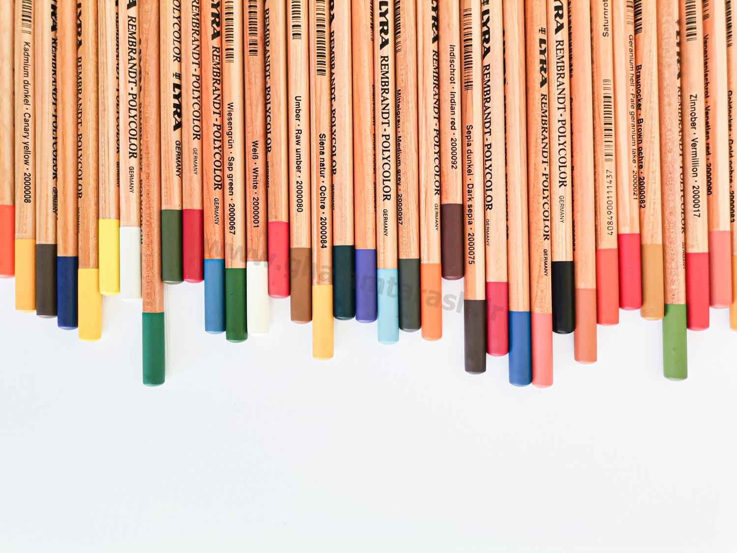 مداد رنگی 36 رنگ لیرا مدل پلی کالر (polycolor pencils) - قلمتراش