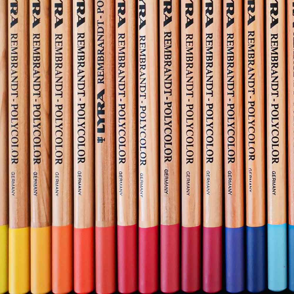 مداد رنگی 36 رنگ لیرا مدل پلی کالر (polycolor pencils) - قلمتراش